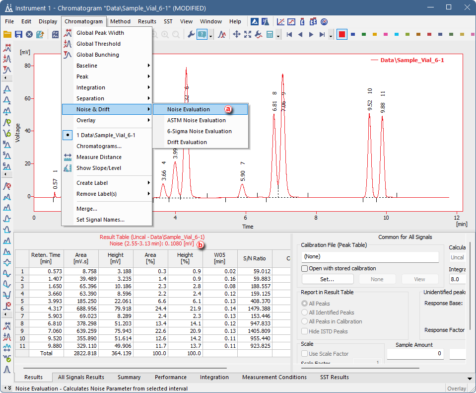 Signal to Noise Ratio Calculation Signal to Noise Ratio Calculation